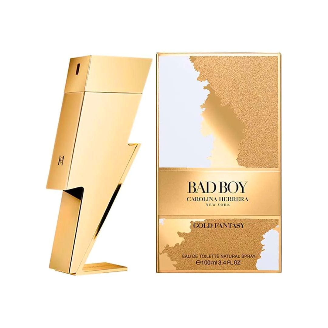 Carolina Herrera Bad Boy Gold Fantasy EDT 100 ML (H) – Elite Perfumes ...